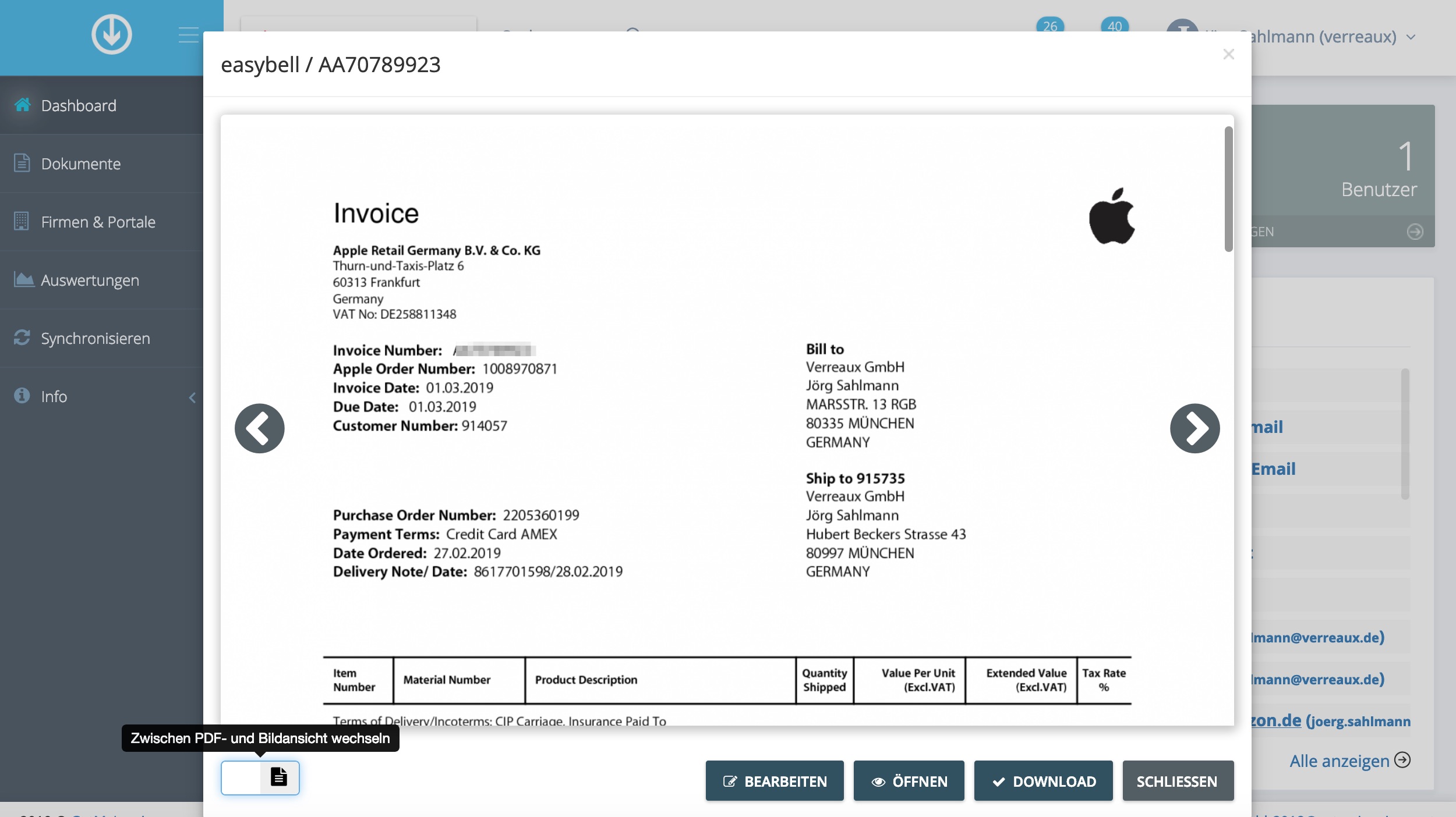 Invoice_-_GetMyInvoices - Specialization is for insects